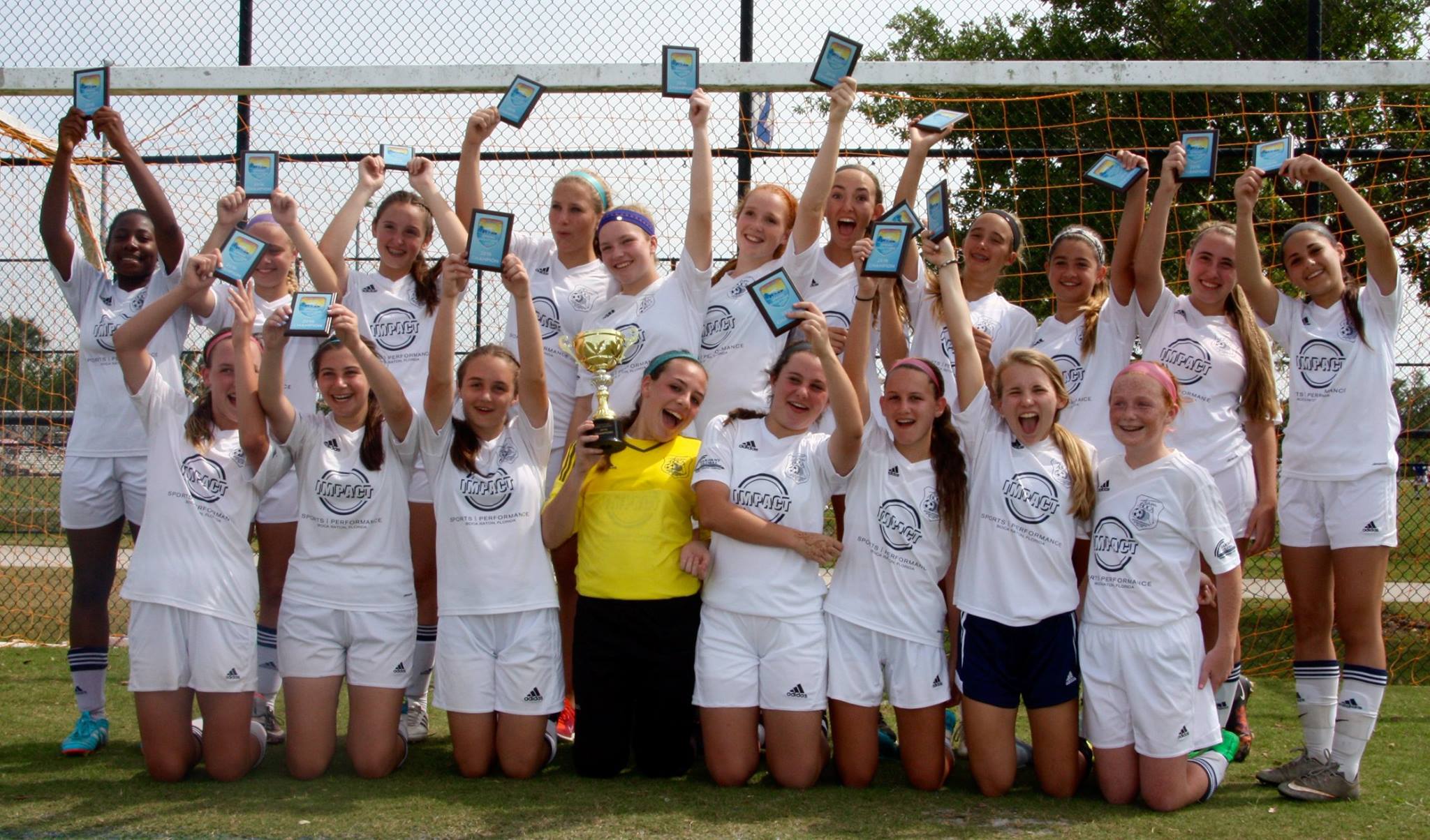 2016 Naples Spring Shootout Champions GU14 White – Team Boca